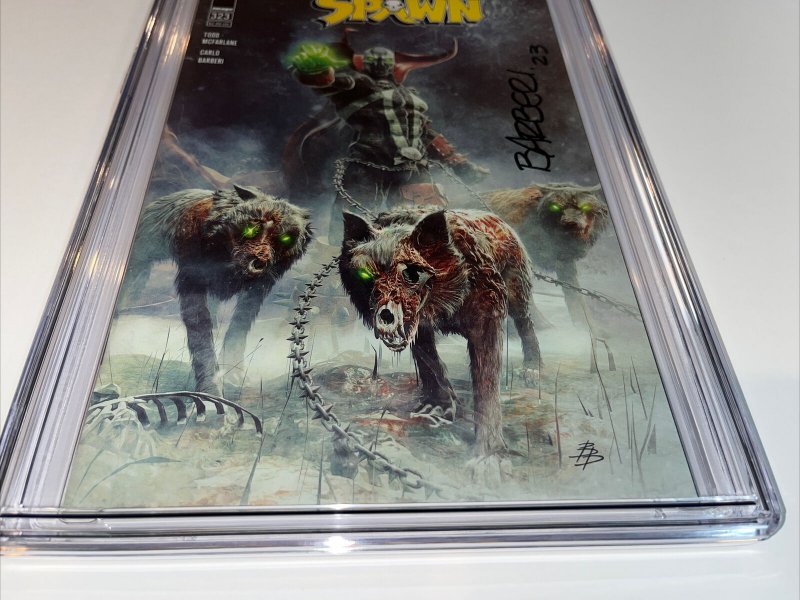 Spawn (2021) # 323 (CGC 9.8 SS WP) Signed Carlo Barberi • Image Comics ...