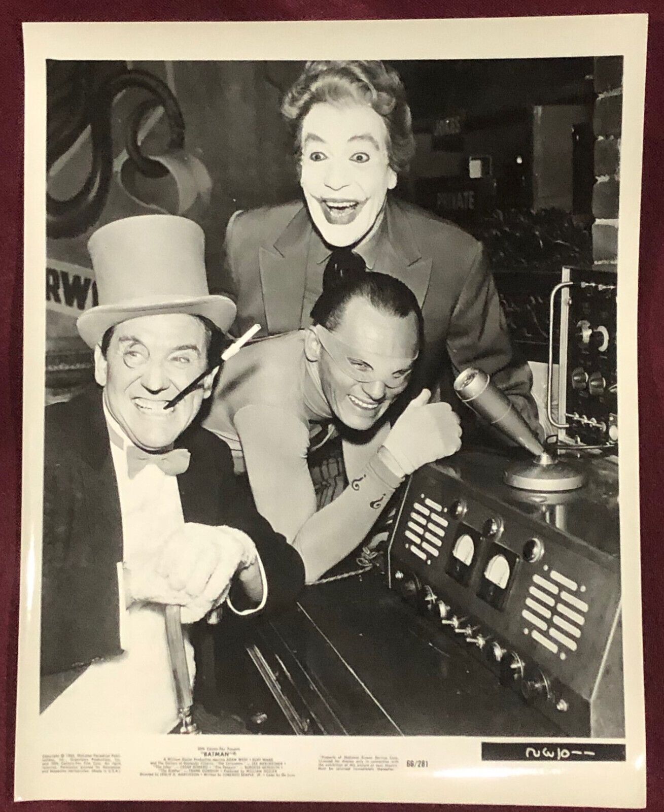 Batman 1966 Original Movie Photo Still Riddler Gorshin Penguin Joker ...