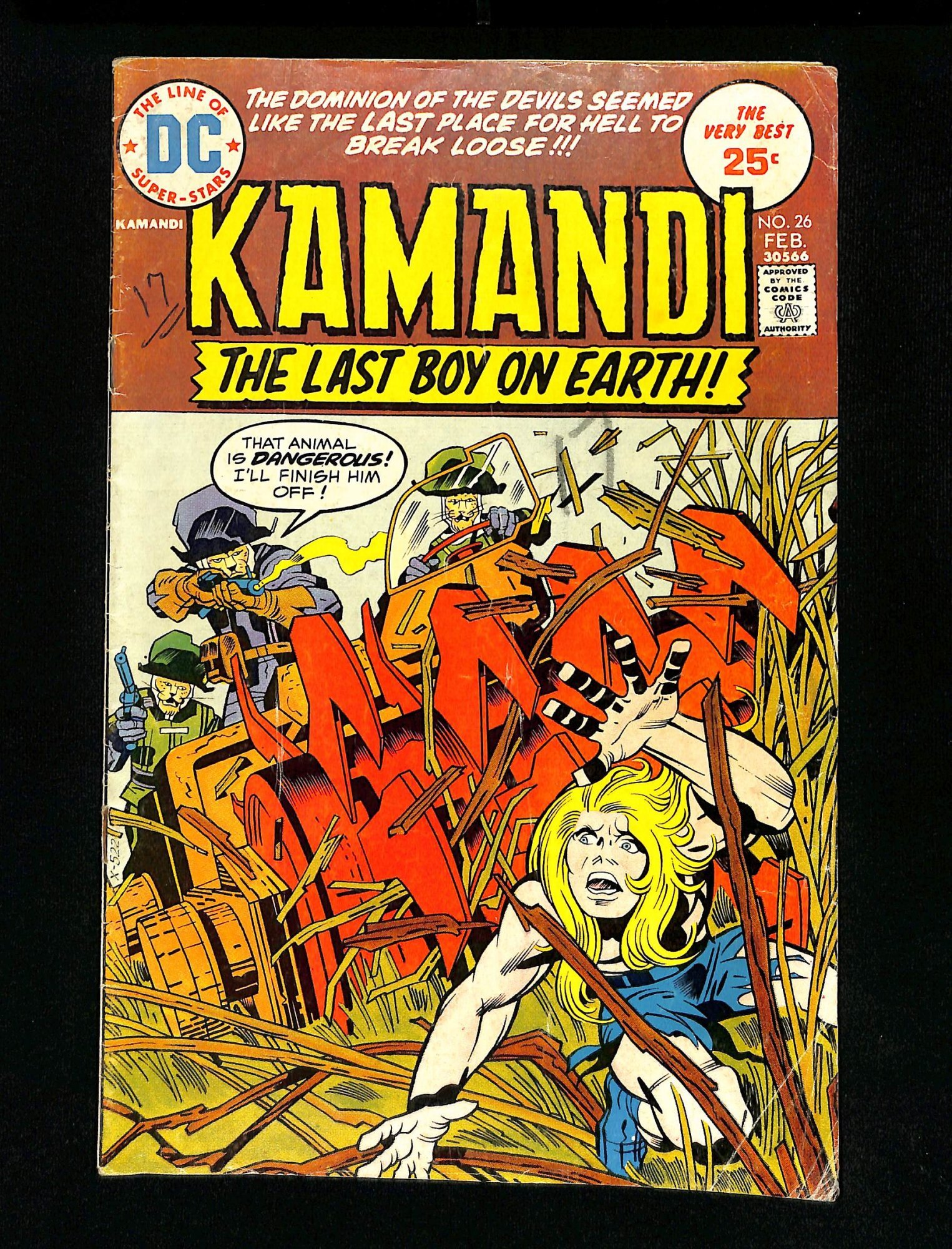 Kamandi, The Last Boy on Earth #26 The Heights of Abraham! | Full Runs ...