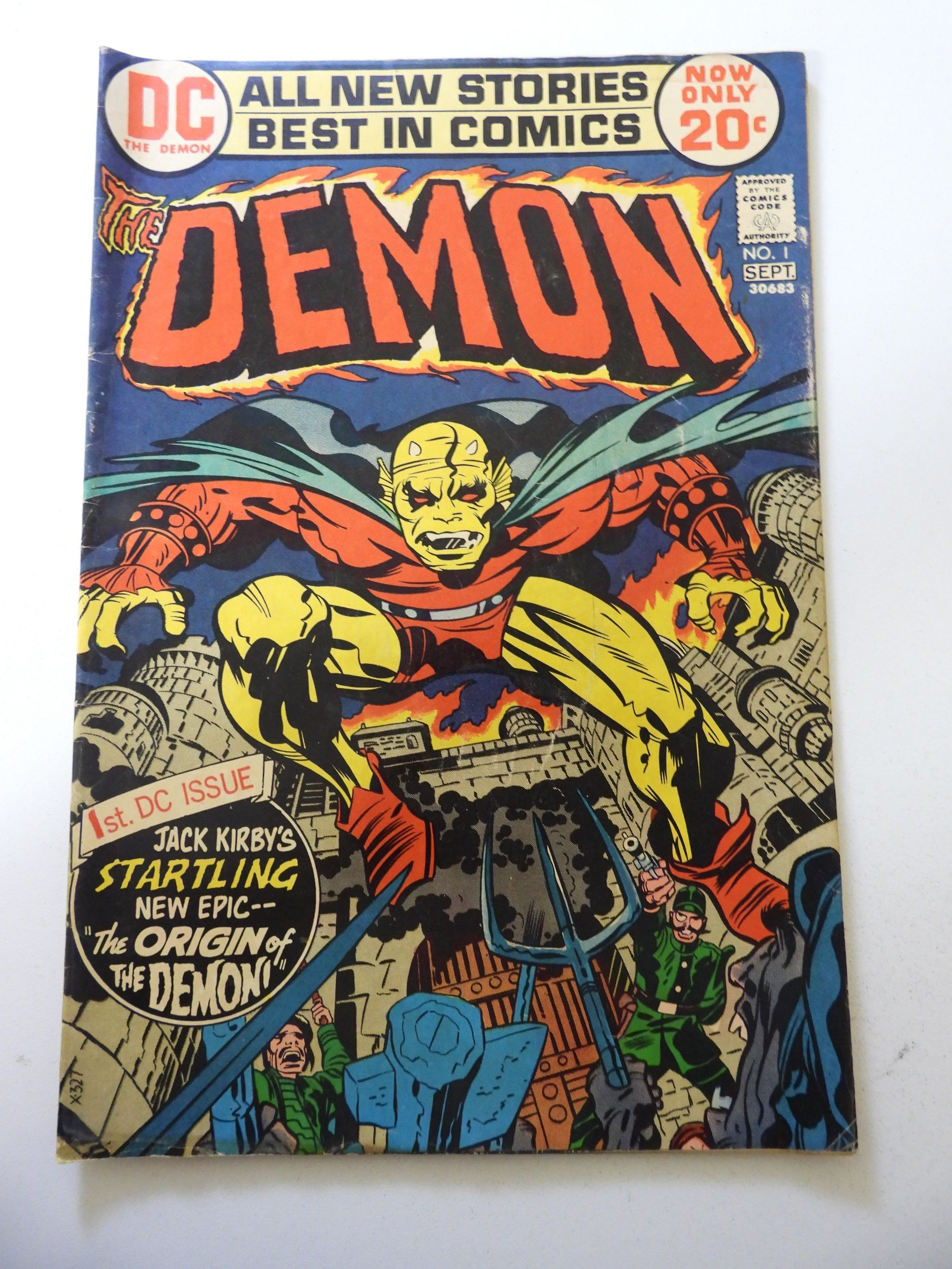 The Demon #1 (1972) 1st App Etrigan, The Demon! 1st App Jason Blood! VG ...