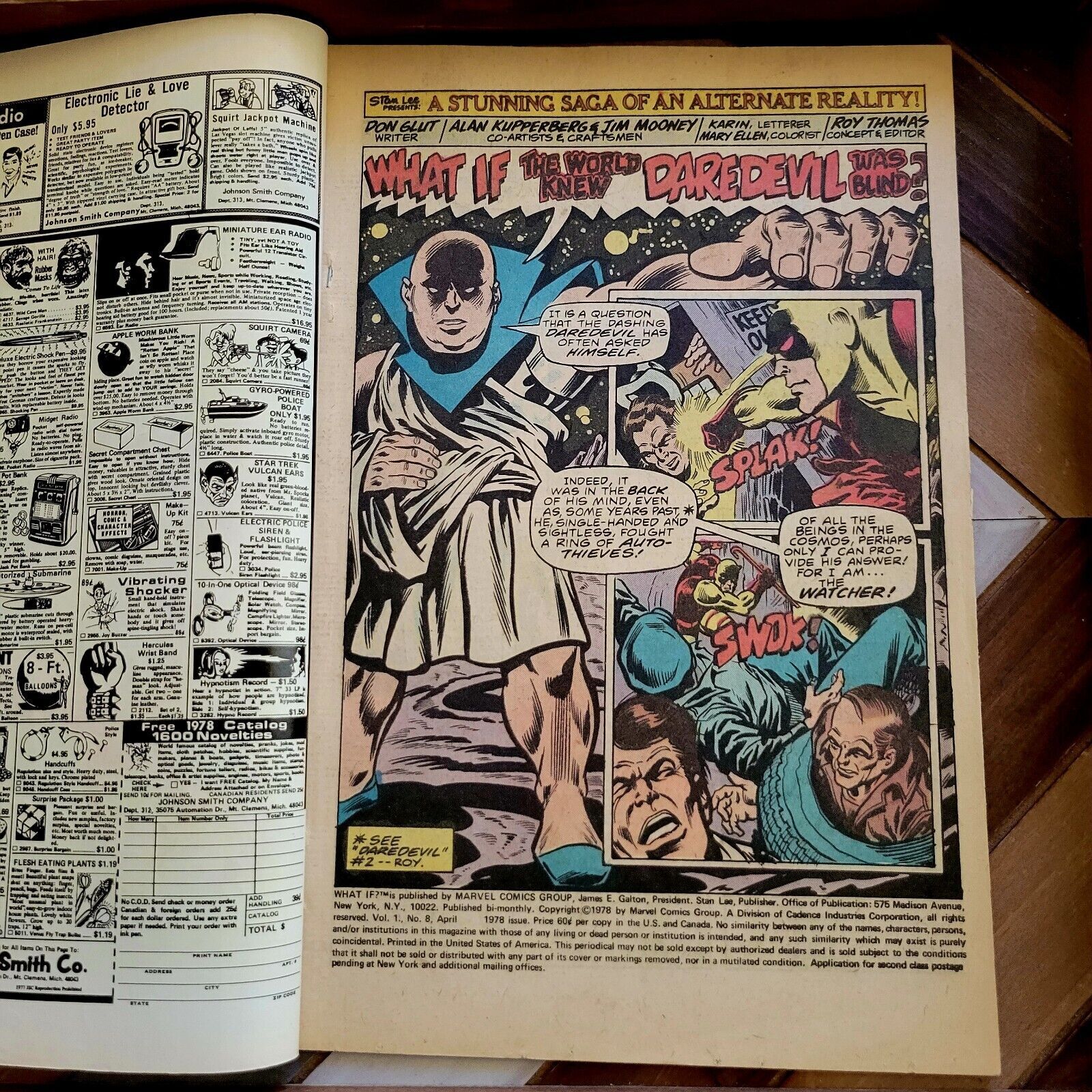 What If? #8 VG/FN (Marvel 1978) The Whole World Knew Daredevil Was ...