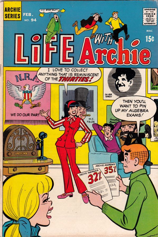 Life with Archie #94 (Feb-70) FN/VF+ High-Grade Archie, Jughead, Betty ...