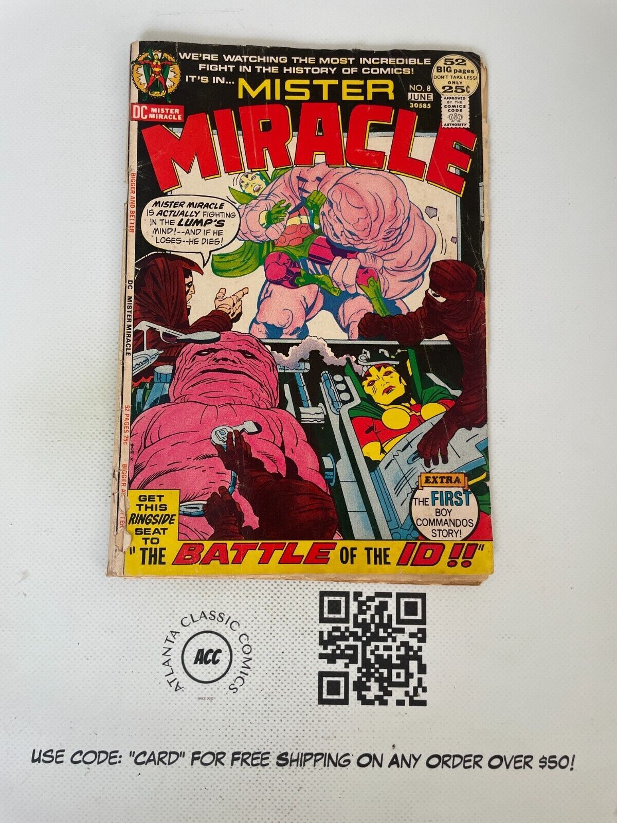 Mister Miracle # 8 VG- DC Comic Book Jack Kirby Fourth World Dr. Bedlam ...