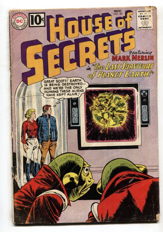 HOUSE OF SECRETS #50--1961--DC--MARK MERLIN--comic book | Comic Books ...