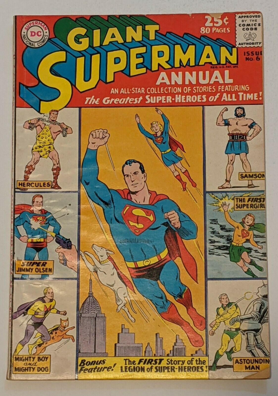 Superman Annual #6 (Winter 1962-63, DC) VG- 3.5 Curt Swan and George ...