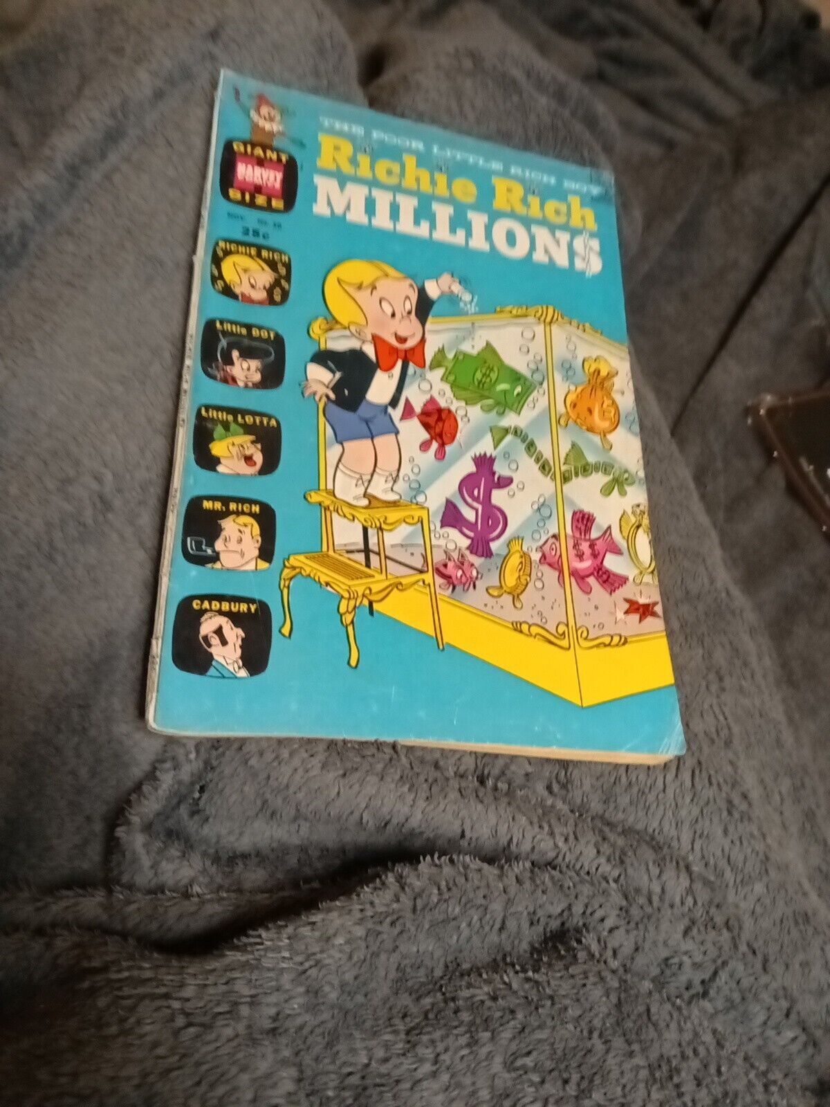 RICHIE RICH MILLIONS 50 DEAN MARTIN APPEARANCE 1967 Harvey giant size ...