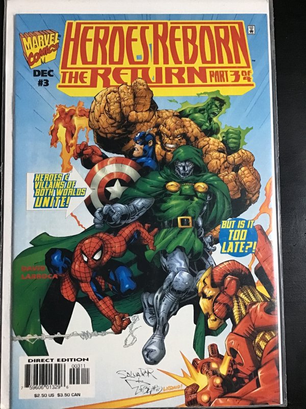 Heroes Reborn: The Return #3 Newsstand Edition (1997) | Comic Books ...