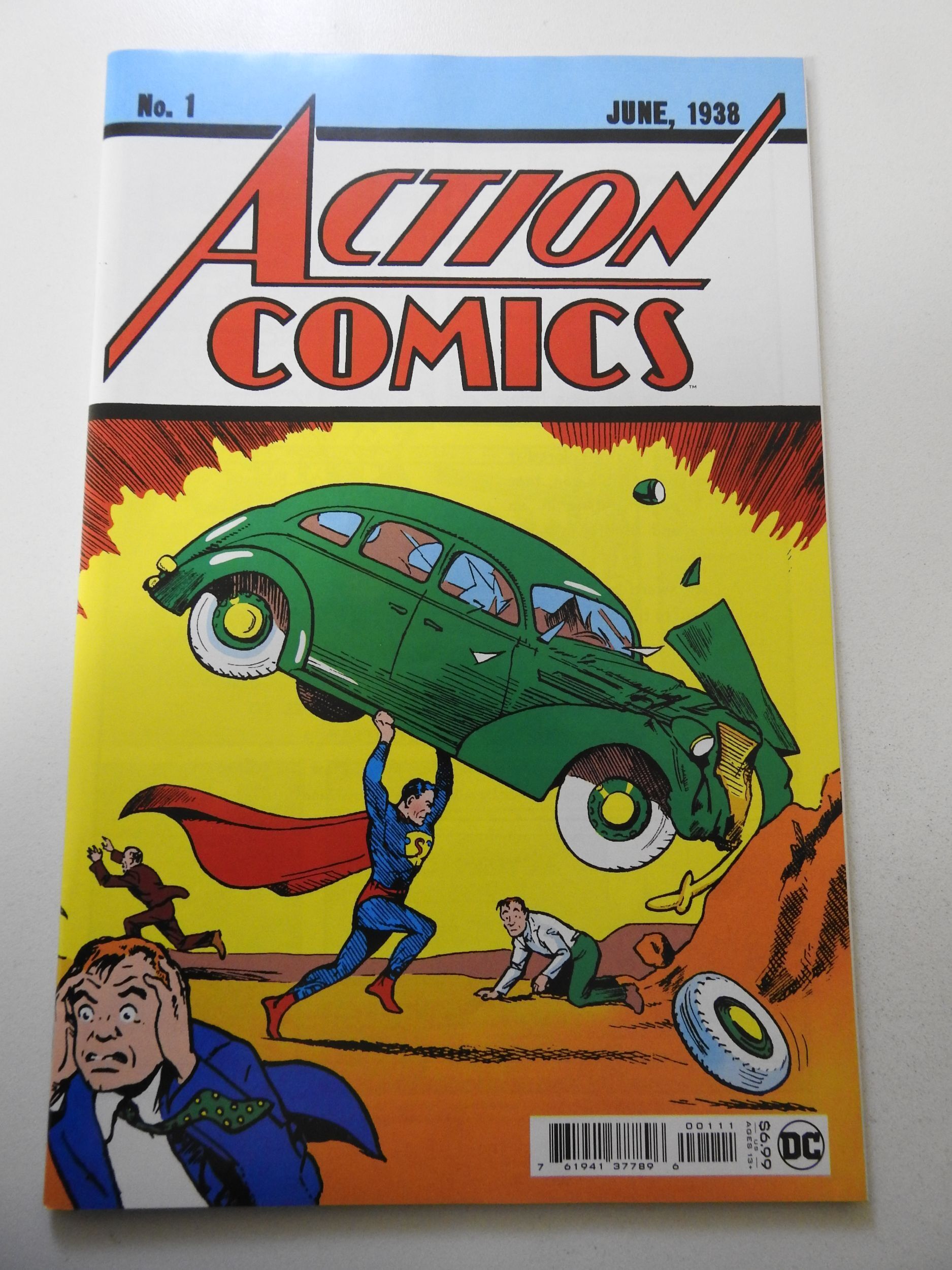 Action Comics #1 Facsimile Edition VF+ Condition | Comic Books - Modern ...