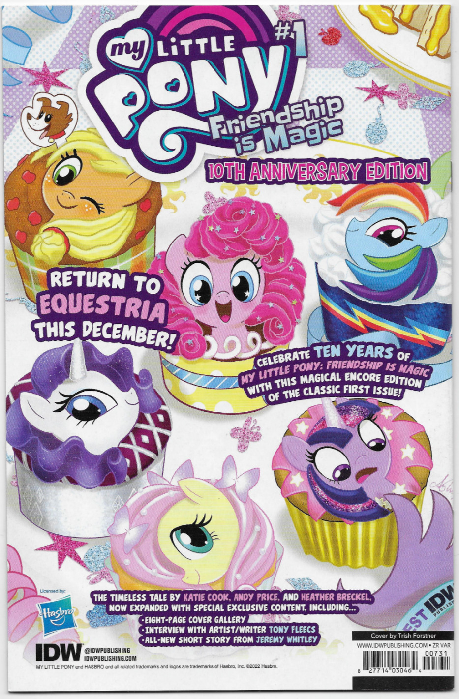 My Little Pony #7 Idw Publishing 2022 Trish Forstner 1:10 Incentive ...