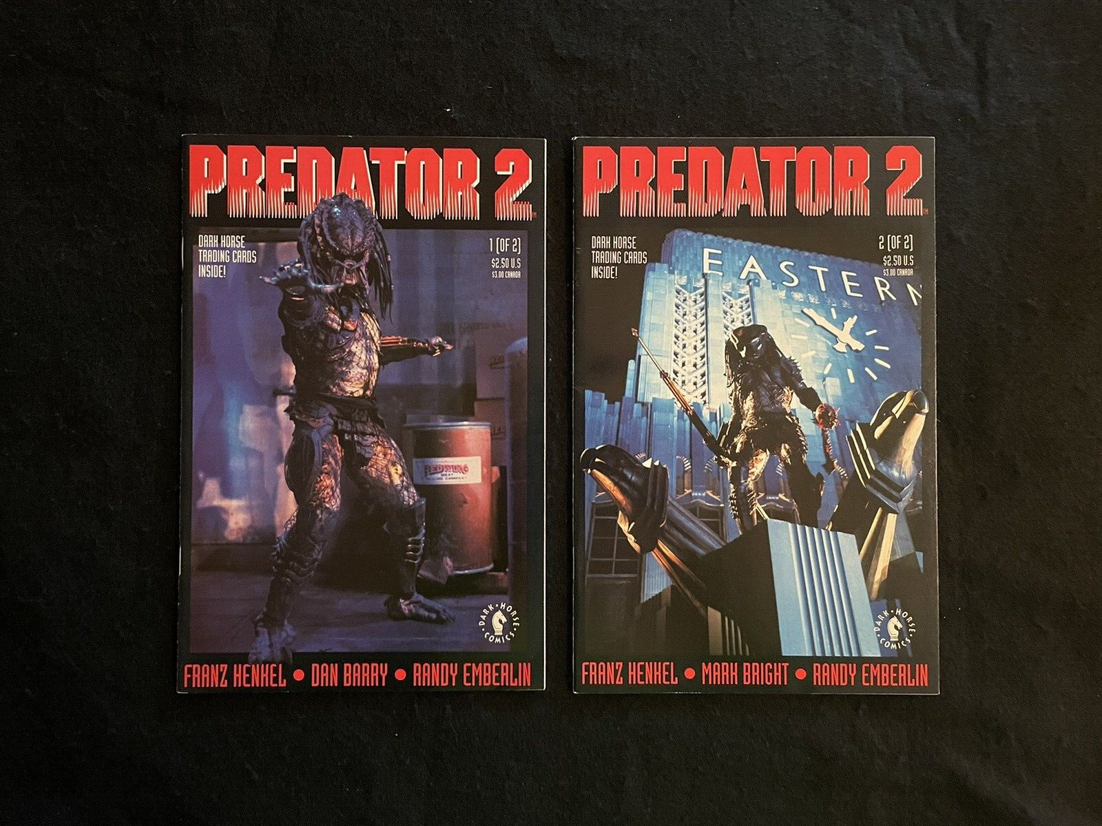 Predator 2 #1-2 Movie Adaptation Mini-Series (1991) Dark Horse Comics ...