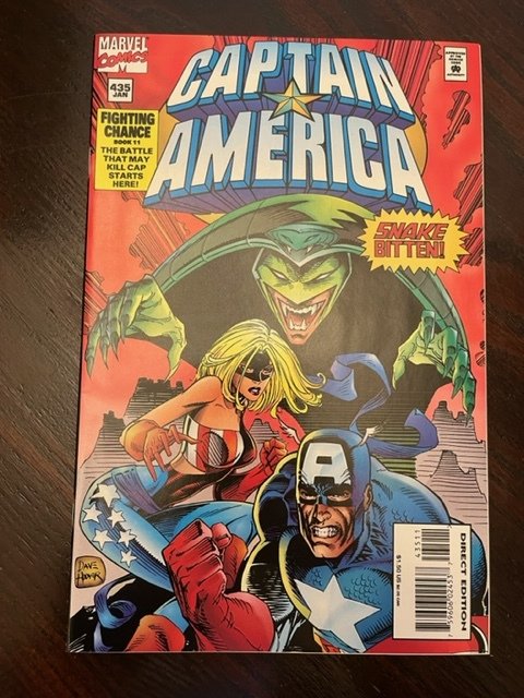 Captain America #435 Direct Edition (1992) - NM | Comic Books - Modern ...