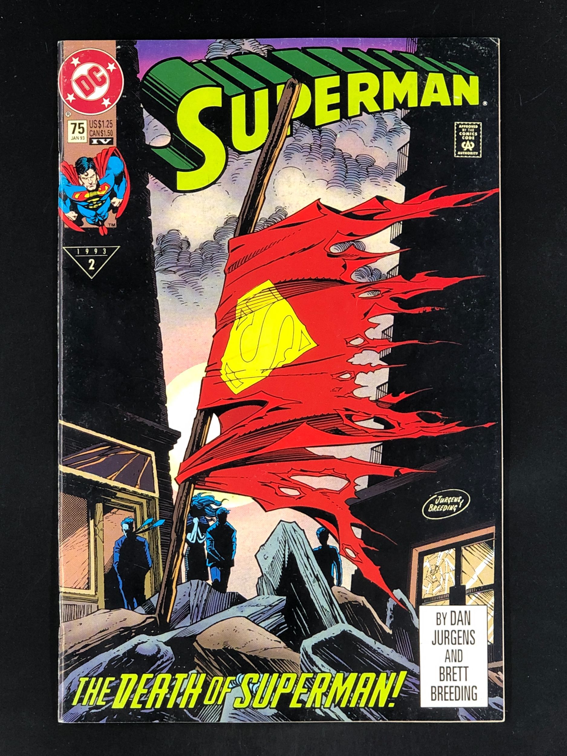 Superman #75 (1993) 4th Printing | Comic Books - Modern Age, DC Comics ...