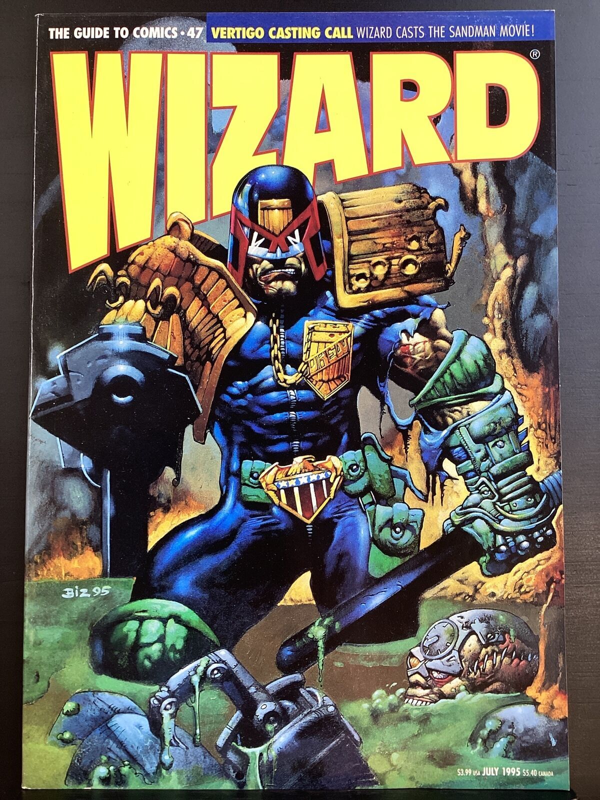 Wizard: The Guide to Comics #47 - Judge Dredd cover | Comic Books ...
