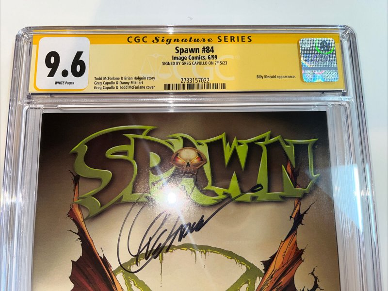 Spawn (1999) # 84 (CGC 9.6 SS WP) Signed Greg Capullo • Story Todd ...