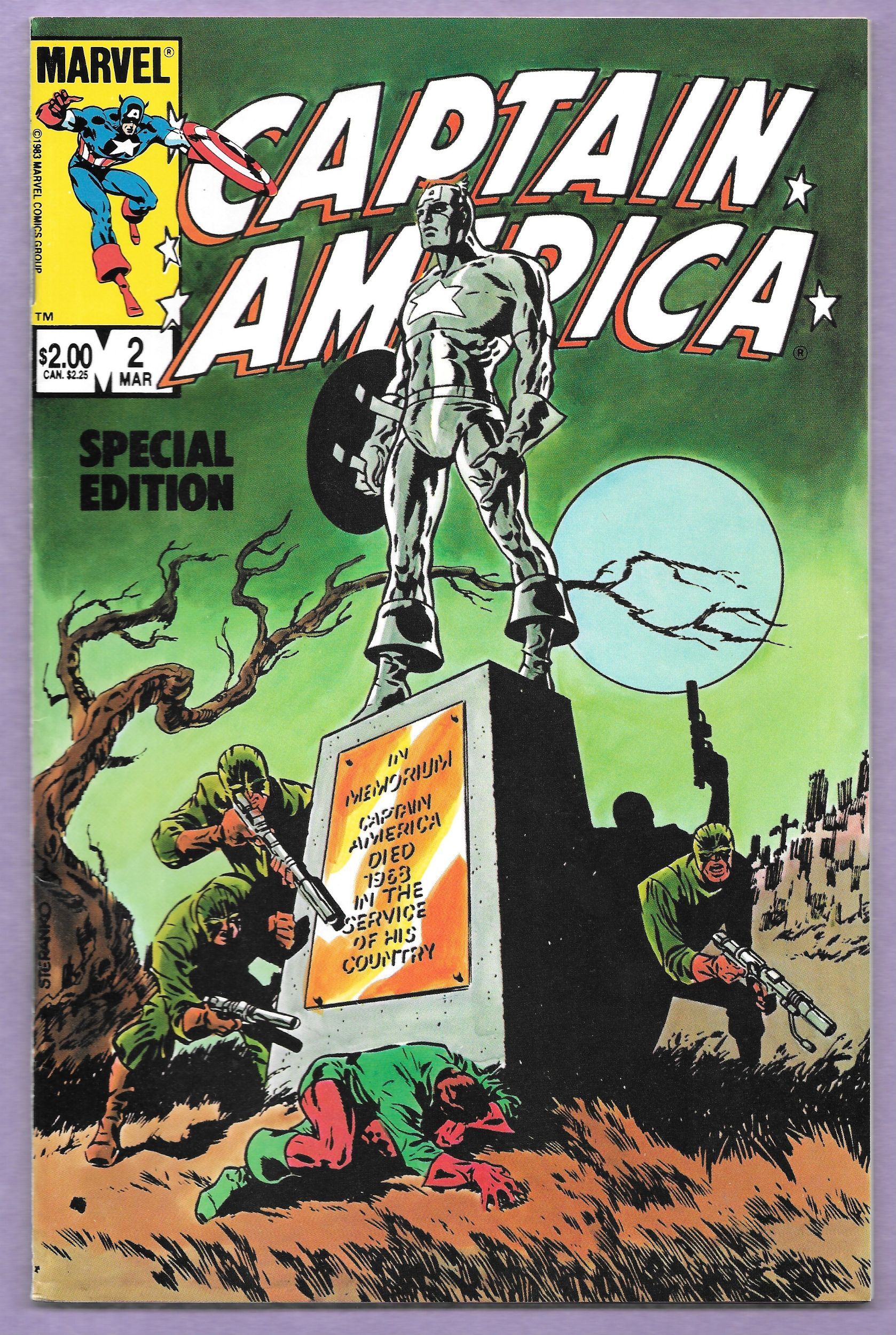 Captain America Special Edition #2 (1984) Marvel Comics Special Edition ...