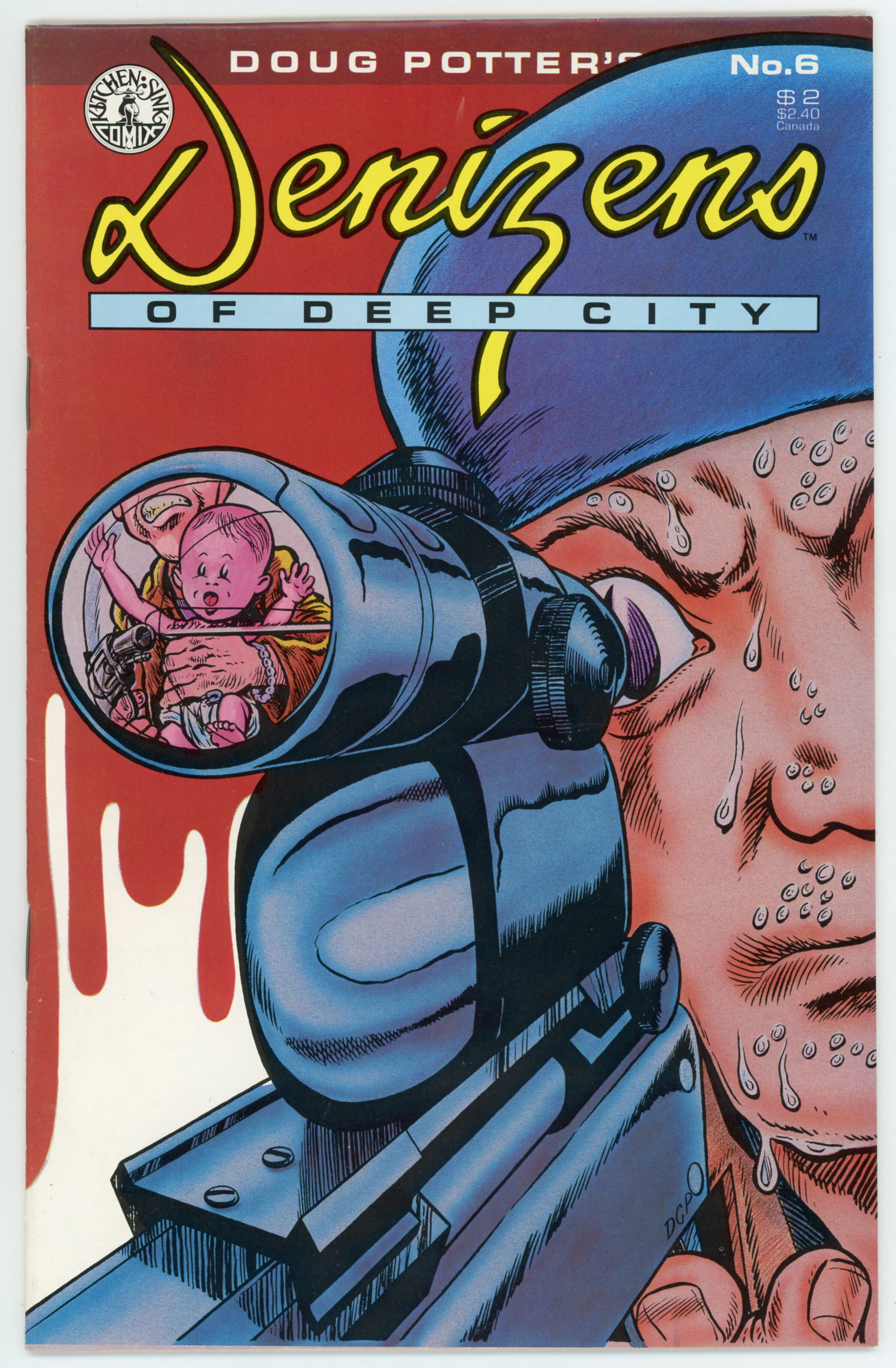 Denizens of Deep City #6 VF 8.0 Copper Age Kitchen Sink Comix 1989 Doug ...
