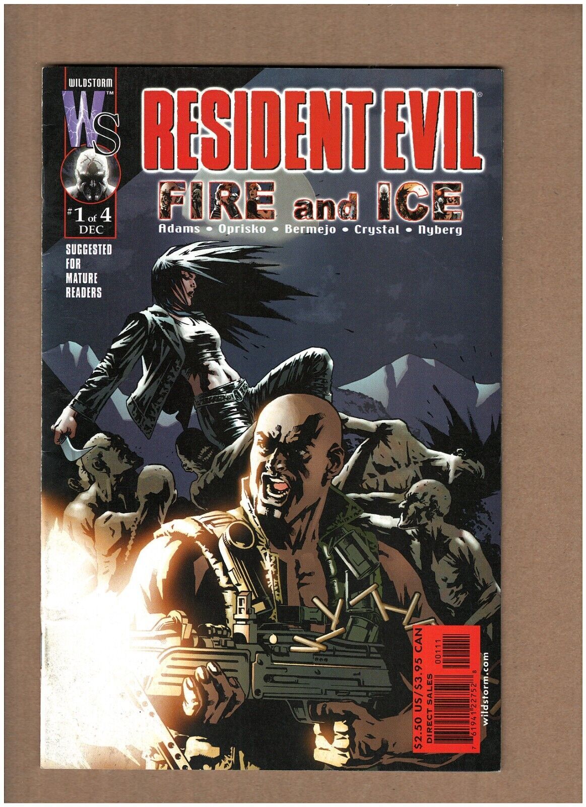 Resident Evil: Fire and Ice #1 Wildstorm Comics 2000 Lee Bermejo VF- 7. ...