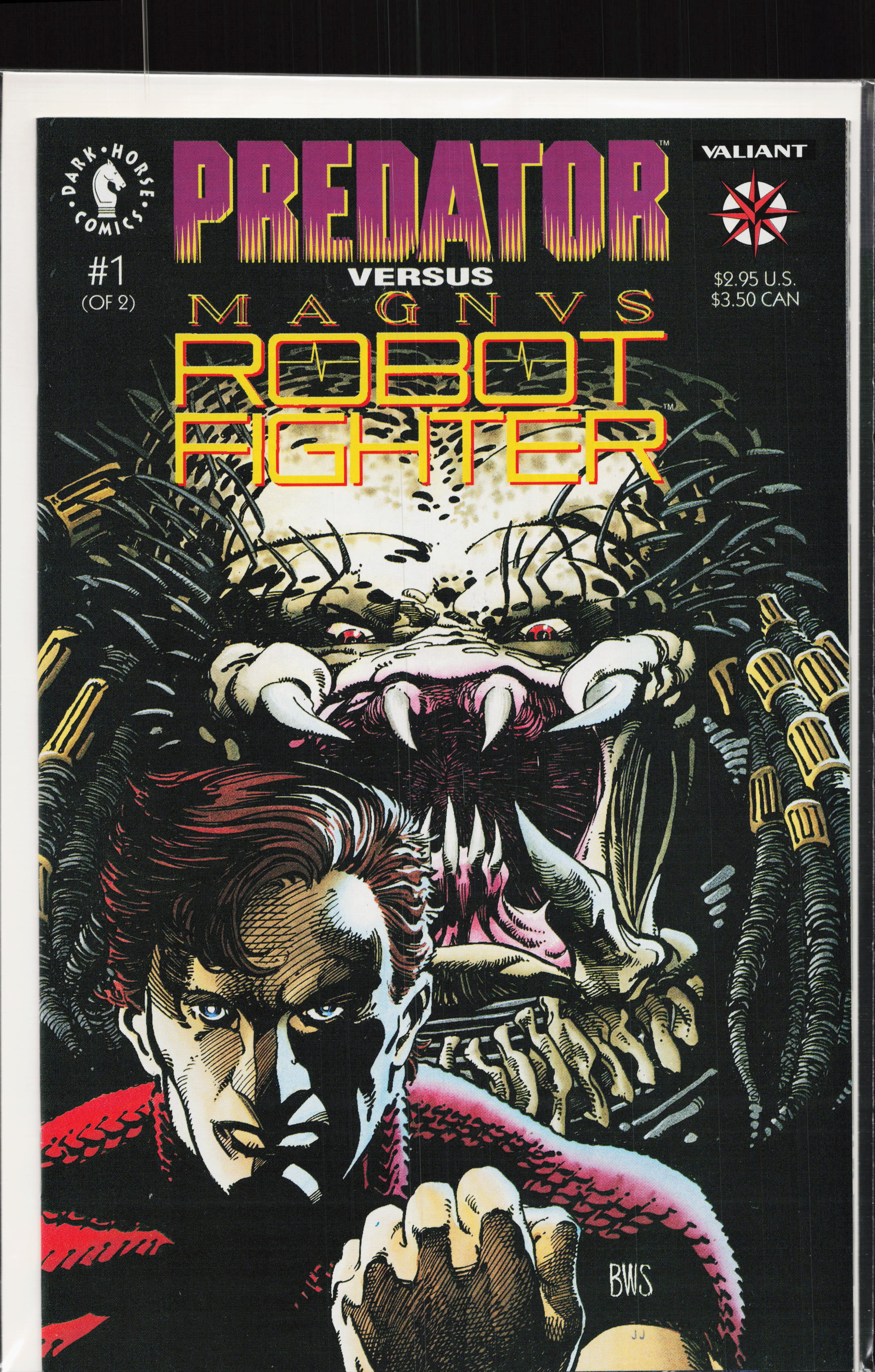 Predator vs. Magnus Robot Fighter #1 (1992) Predator | Comic Books ...