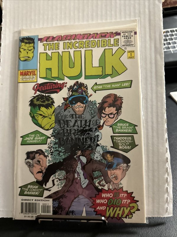 Flashback the Incredible Hulk # Minus -1 Fine Marvel Comic 1997 Stan ...