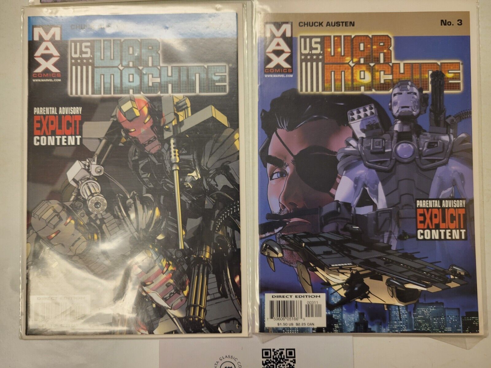 4 US War Machine Marvel Max Comic Books #1 2 3 4 78 RC2 | Comic Books ...