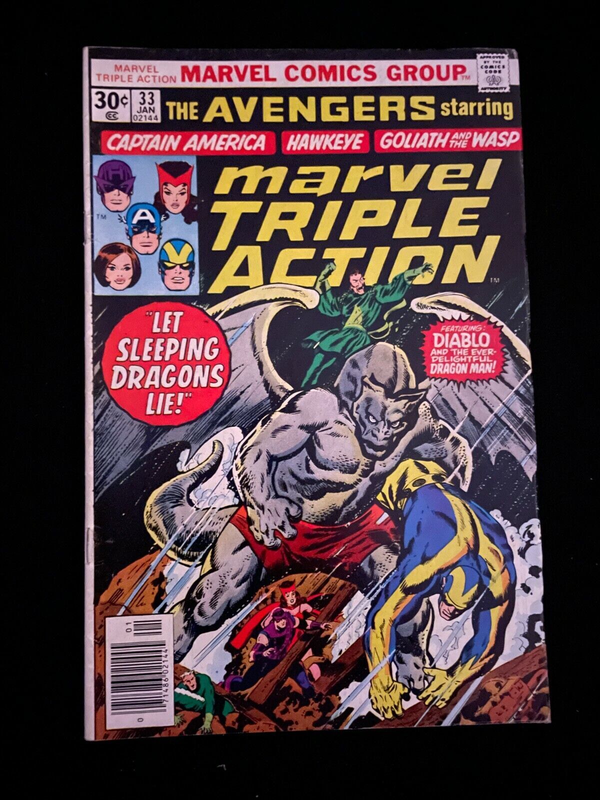 Marvel Triple Action #33 Jan 1977 | Comic Books - Bronze Age, Marvel ...