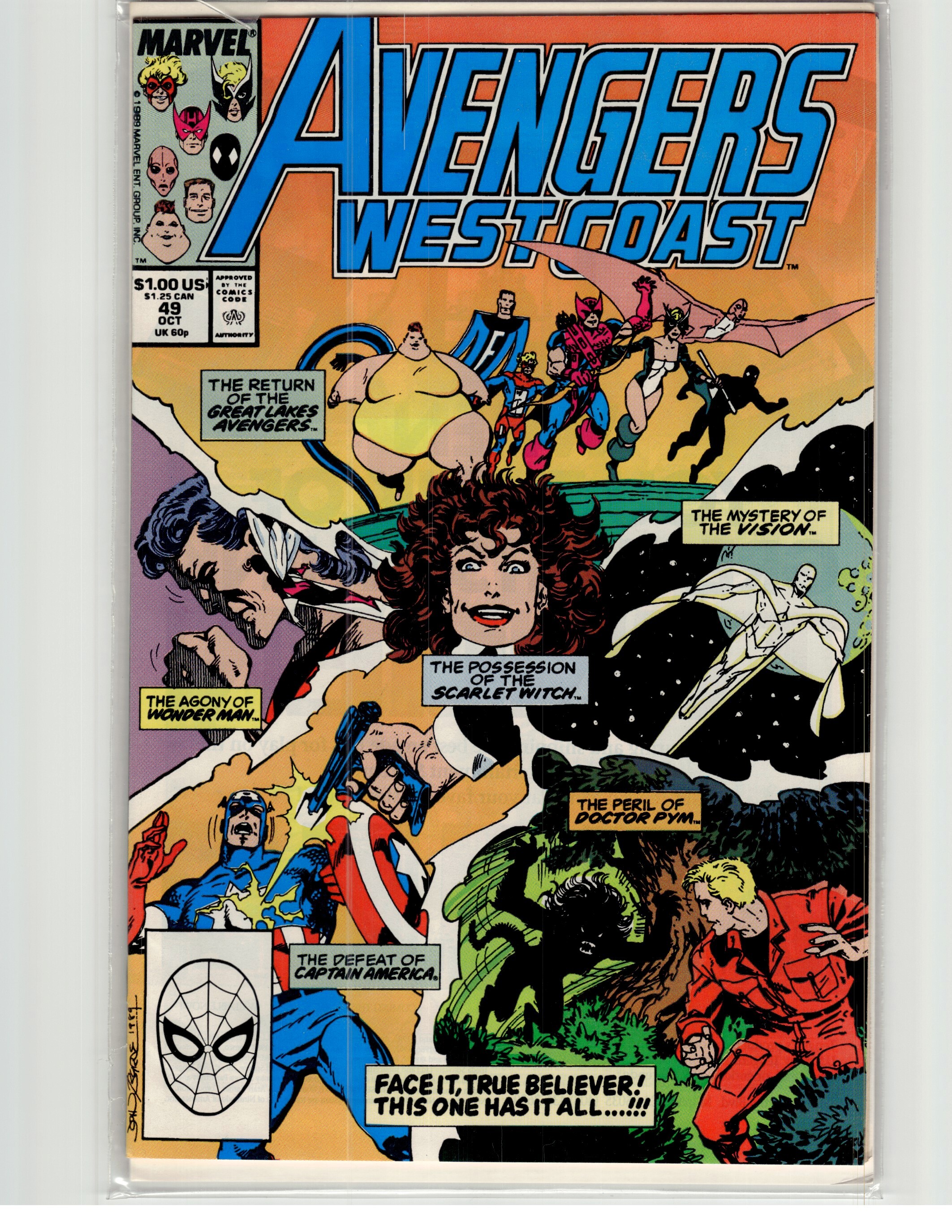 Avengers West Coast #49 (1989) West Coast Avengers / Avengers West ...
