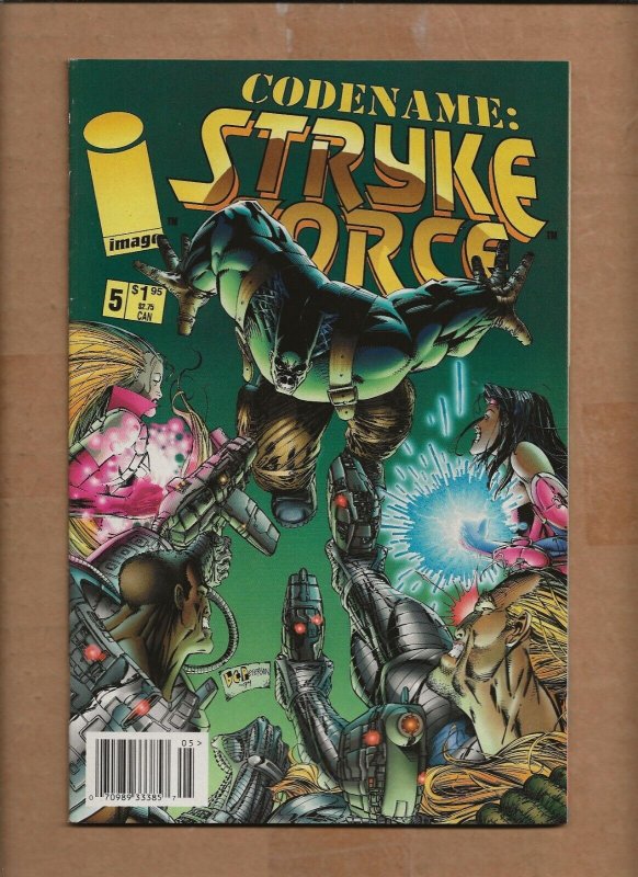 Codename Stryke Force #5 Newsstand UPC Code Variant Image Comics Newsstand | Comic Books ...