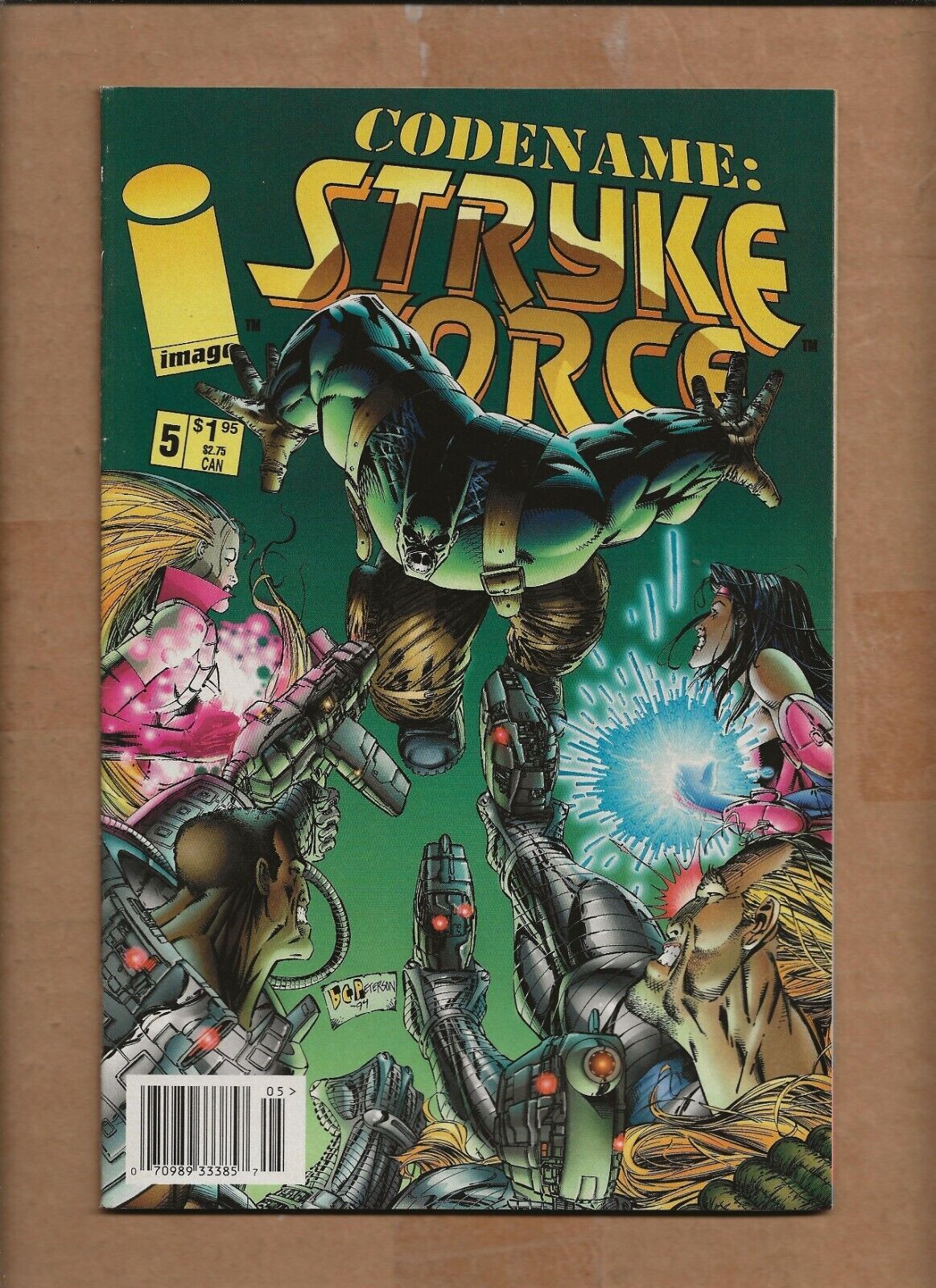 Codename Stryke Force #5 Newsstand UPC Code Variant Image Comics ...