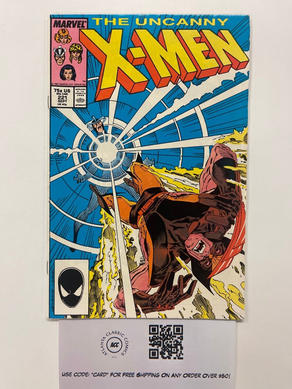 Uncanny X-Men # 221 NM Marvel Comic Book Mr. Sinister Wolverine Phoenix ...
