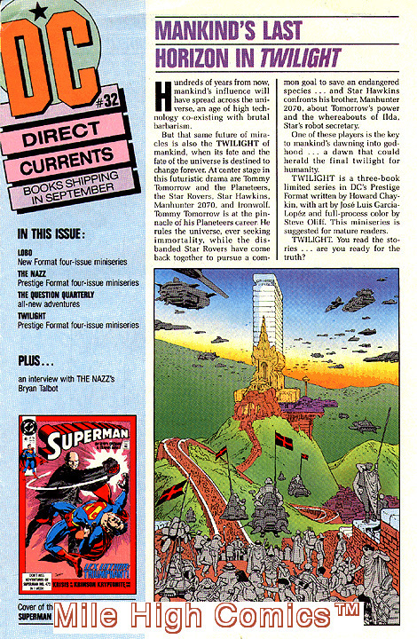 DC DIRECT CURRENTS (1988 Series) #32 Near Mint Comics Book | Comic ...