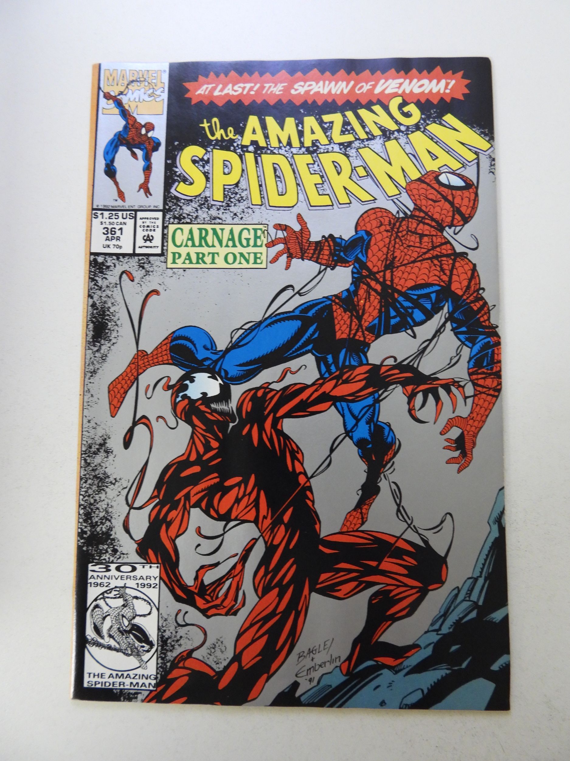 The Amazing Spider-Man #361 (1992) 2nd print 1st full appearance of ...