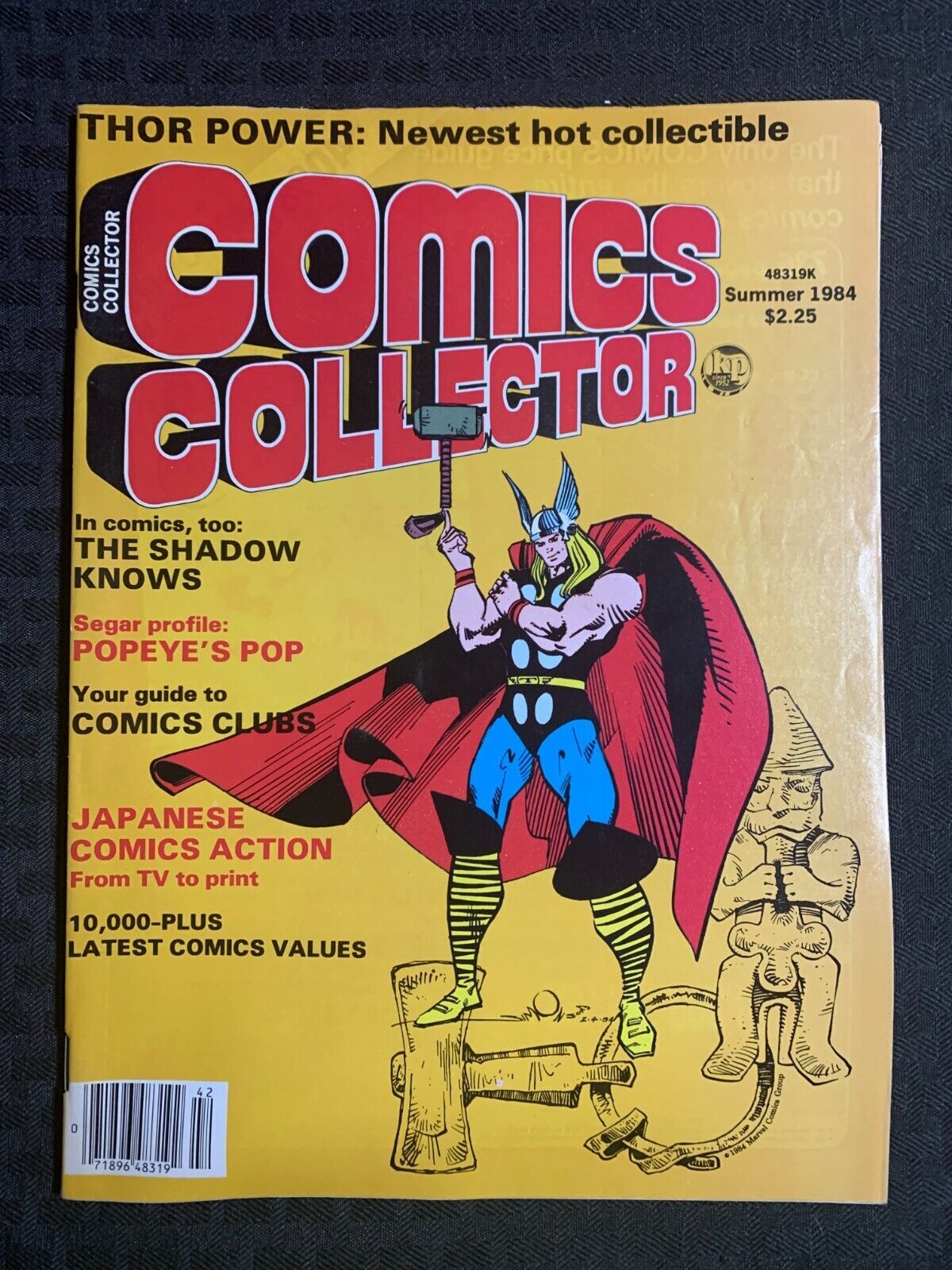 1984 COMICS COLLECTOR Magazine #8 VG/FN 5.0 Thor / The Shadow Knows ...