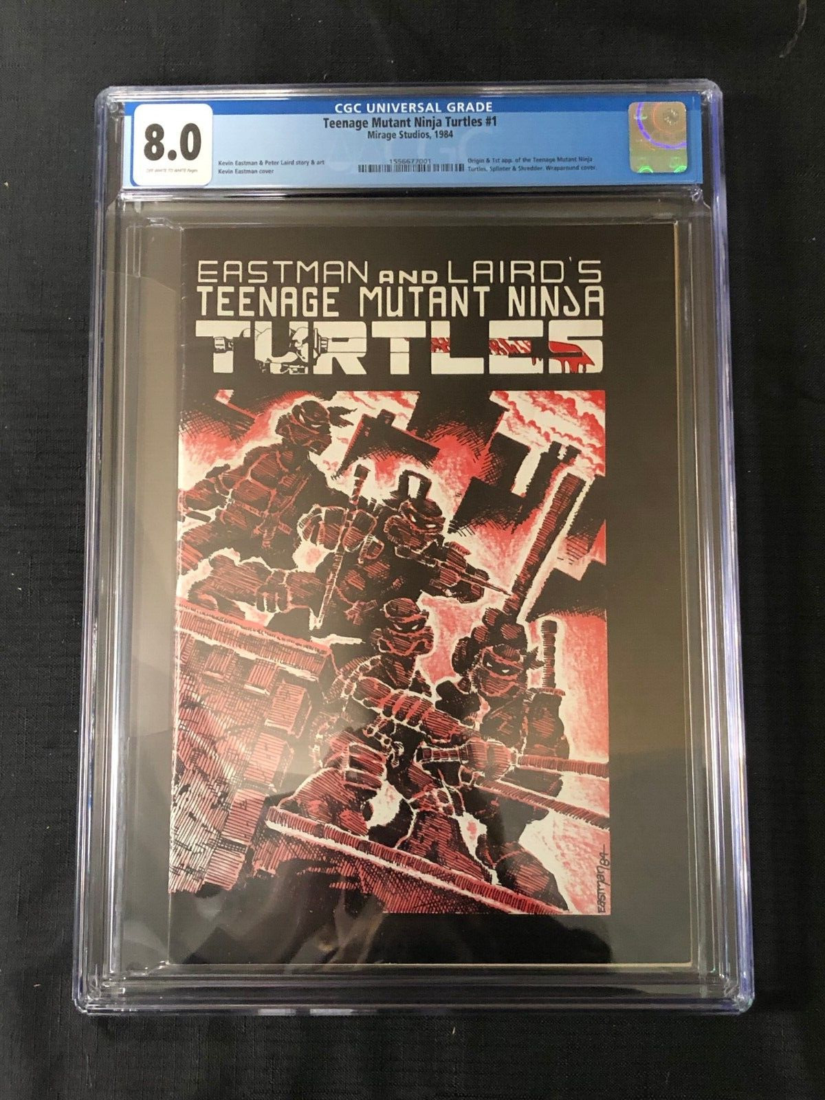 Mirage TEENAGE MUTANT NINJA TURTLES #1 CGC 8.0 1st Print | Comic Books ...