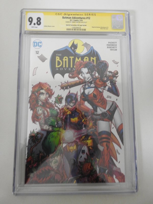 Batman Adventures #12 (2016) CGC 9.8! Foil Logo Variant! Reprints ...