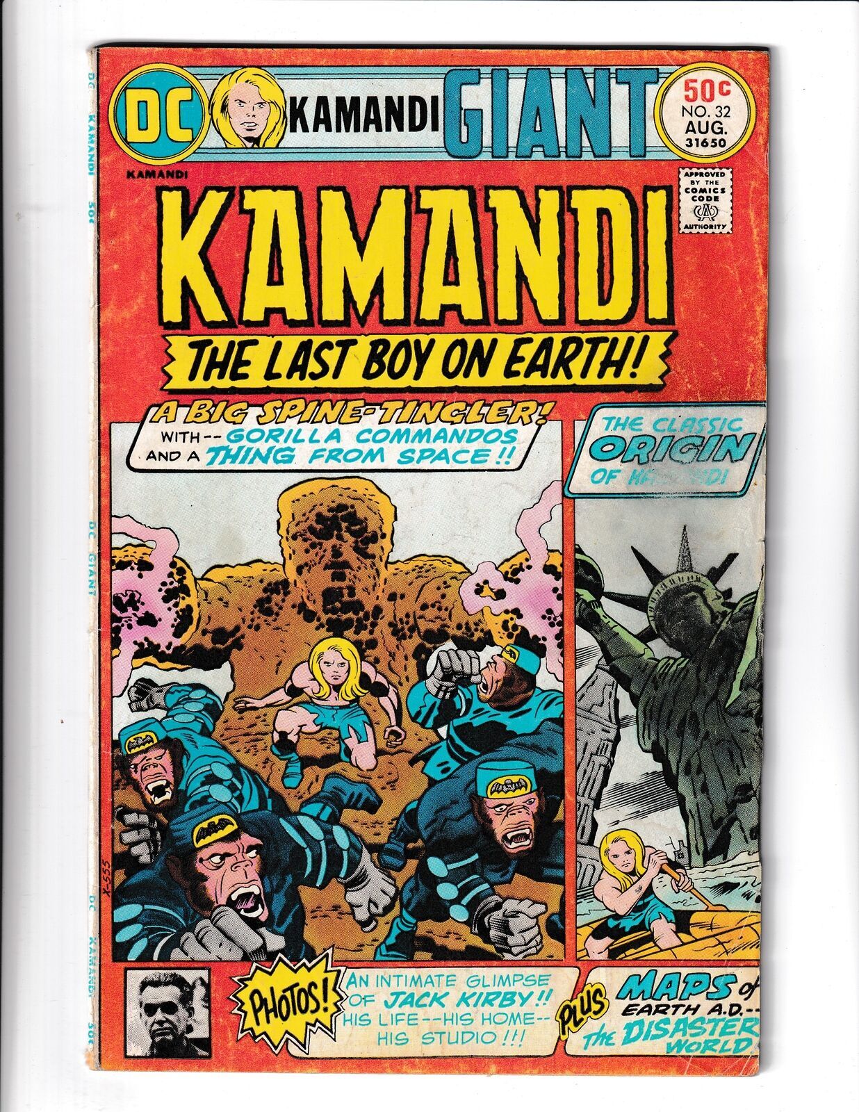 Kamandi: the Last Boy on Earth #32 (1975) DC Comics | Comic Books ...