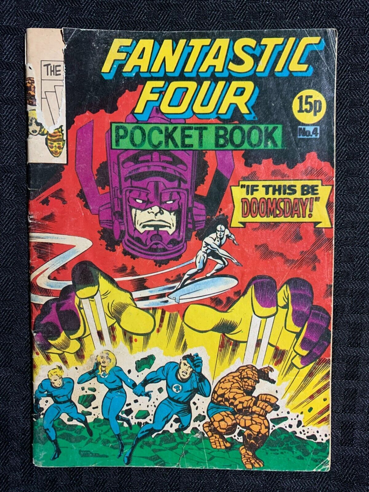 1980 FANTASTIC FOUR Marvel Pocket/Digest #4 GD+ 2.5 Galactus Silver ...