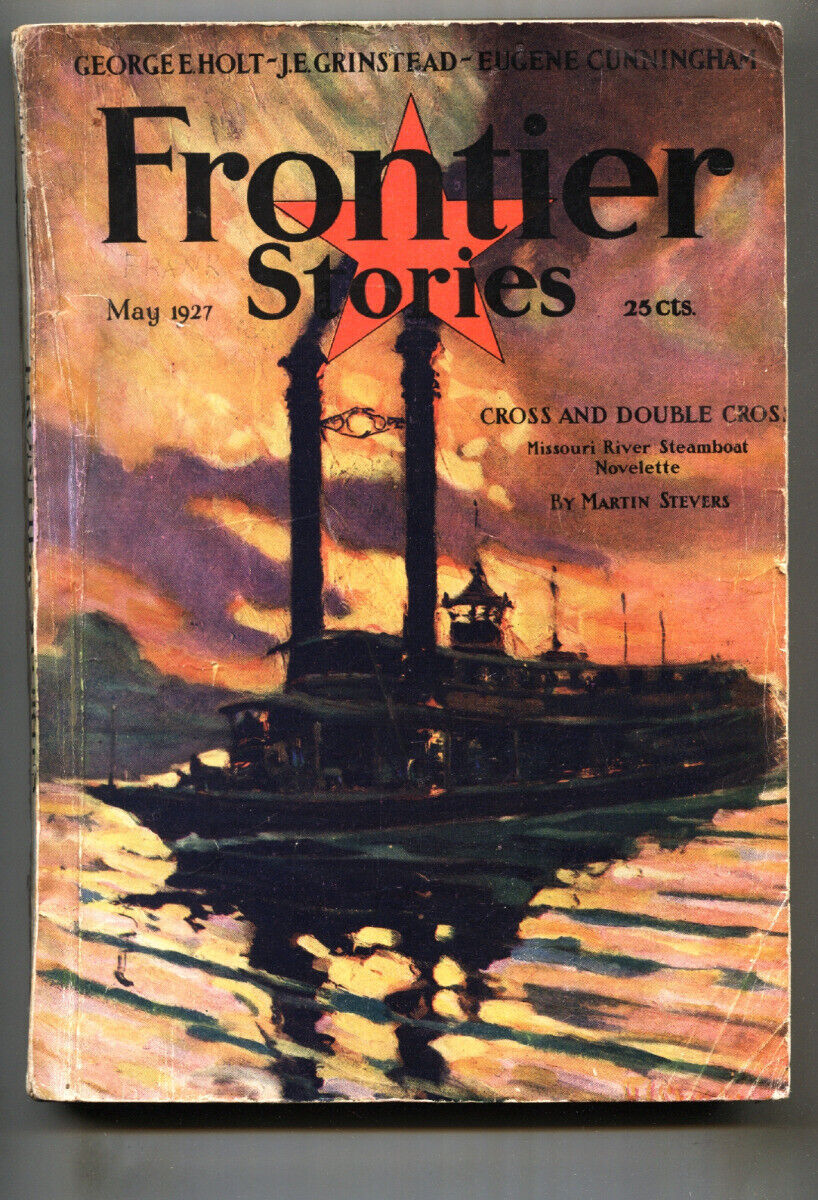 FRONTIER STORIES-May 1927-H.C. Murphy cover art-Rare Pulp Magazine ...