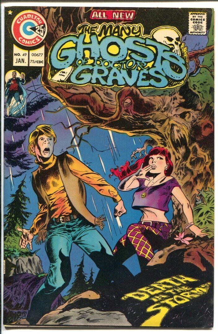 Many Ghosts Of Doctor Graves #49 1975-Charlton-horror-Nicola Cuti-Tom ...