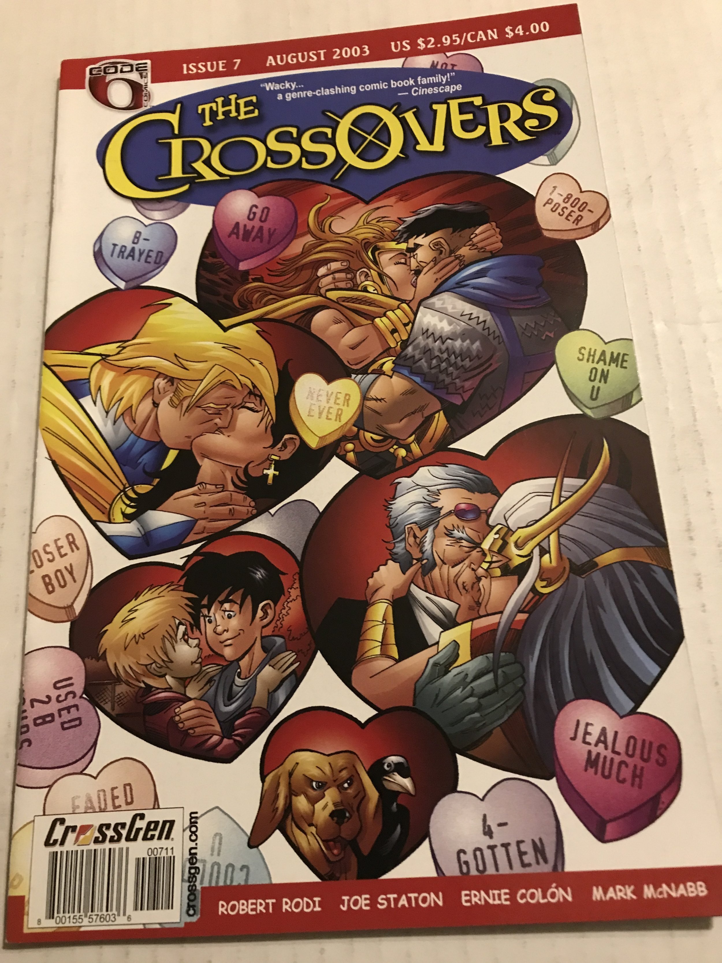 THE CROSSOVERS #1, 2, 3, 4, 5, 6, 7 lot / run : CrossGen 2003 VF/NM; 7 ...