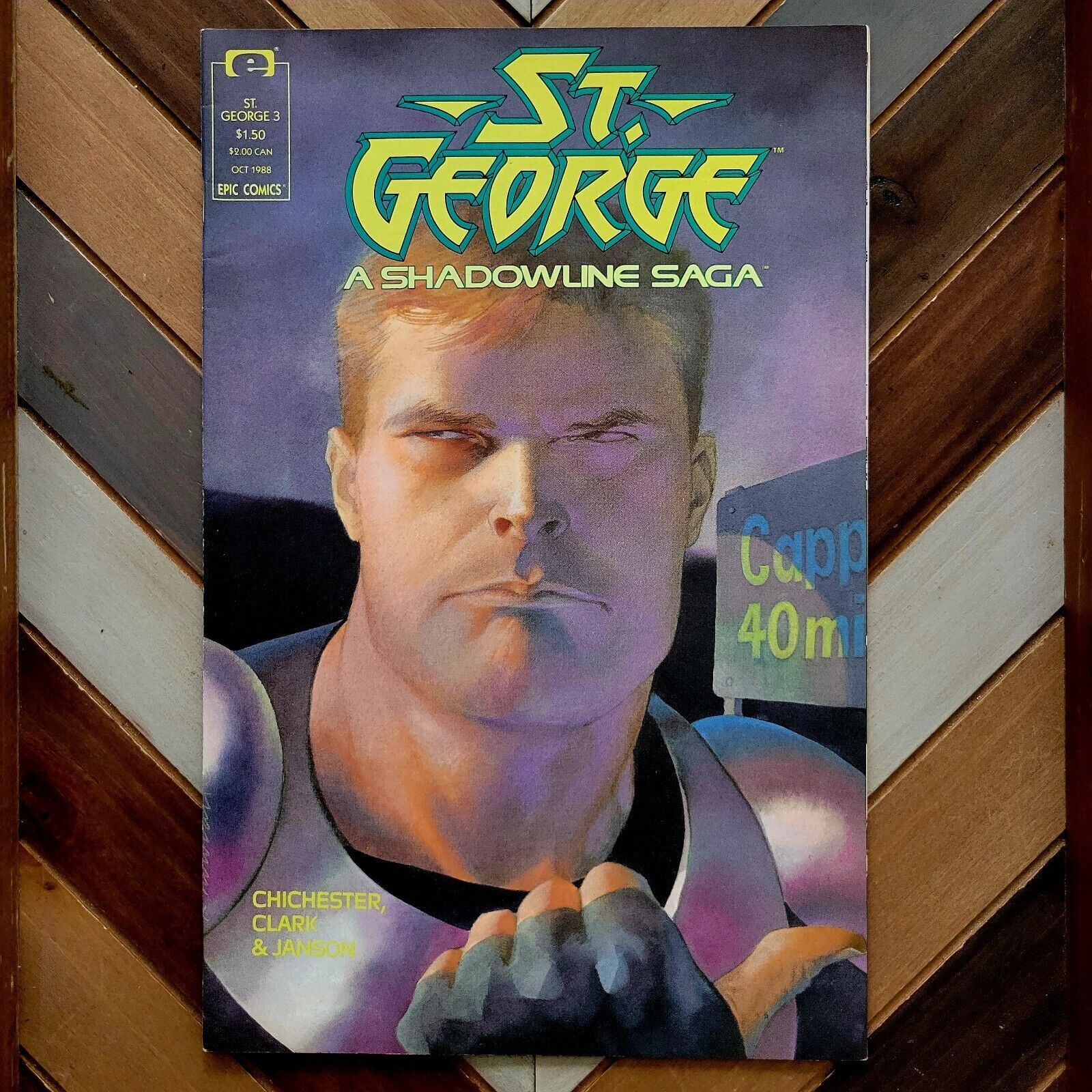 ST. GEORGE #2-4 (Marvel/Epic 1988) Ltd Series Set of 3, SHADOWLINE SAGA ...