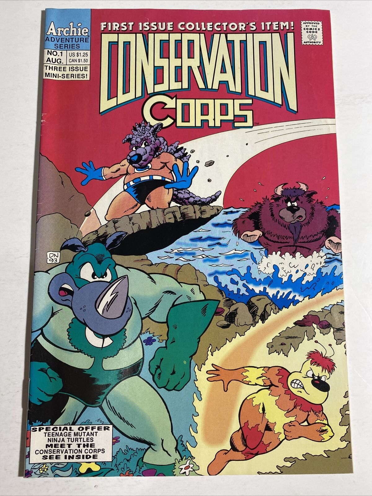 Conservation Corps 1 Rare Direct Edition - Archie First Issue ...