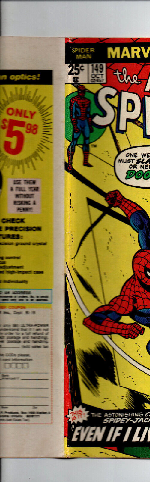 Amazing Spider-Man #149 - 1st Ben Reilly Spider-man Clone - KEY - 1975 ...