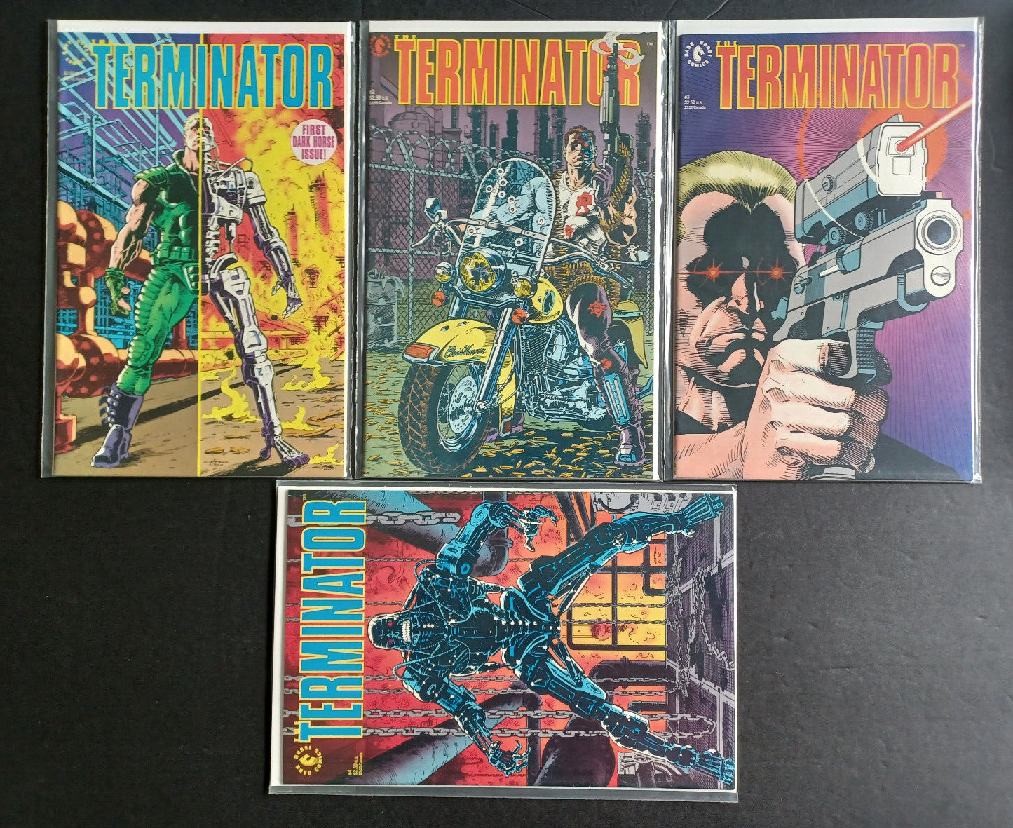 Terminator #1 2 3 & 4 Complete Set - Dark Horse - 1990 - VF/NM | Comic ...