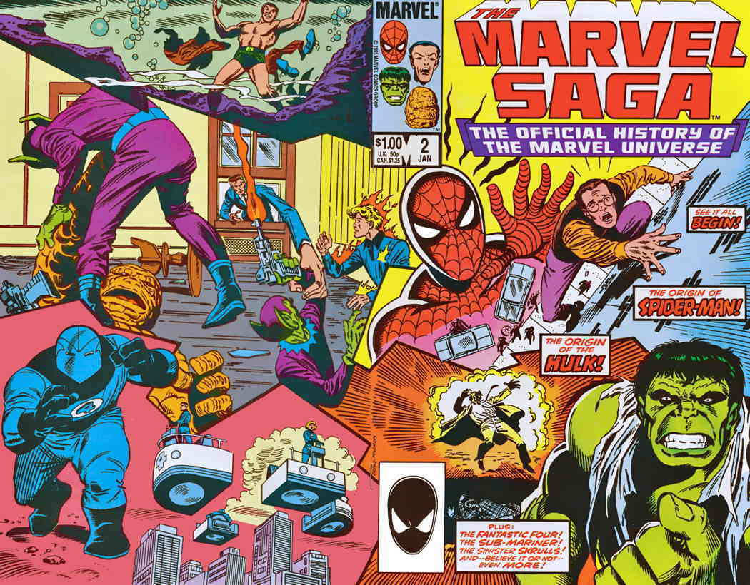 Marvel Saga #2 VG ; Marvel | low grade comic Spider-Man Hulk | Comic ...