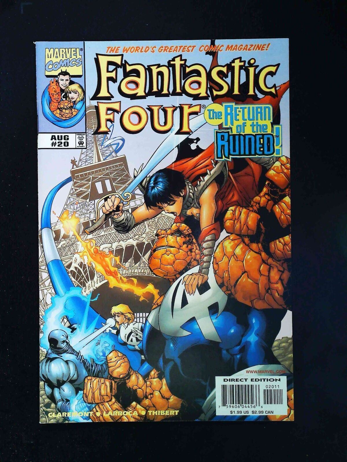Fantastic Four #20 (3Rd Series) Marvel Comics 1999 Vf+ | Comic Books - Modern Age, Marvel ...