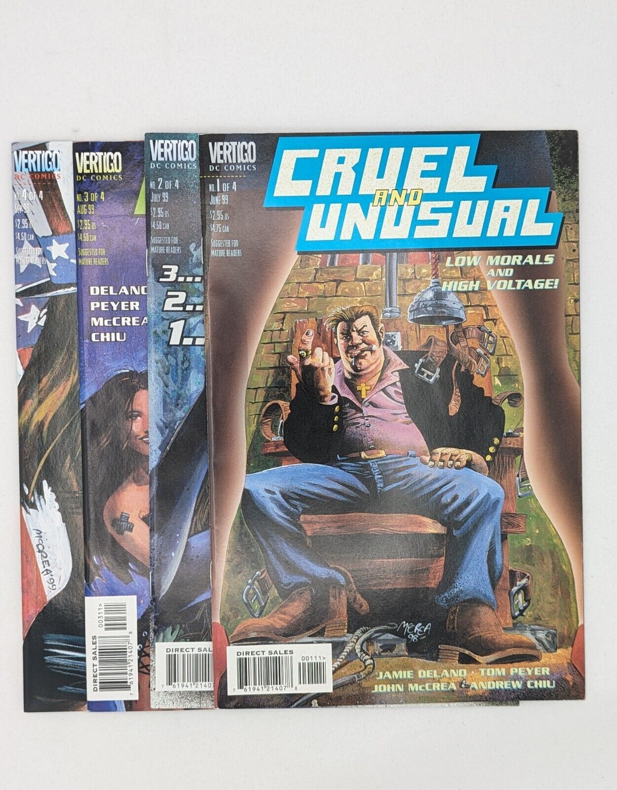 Cruel and Unusual #1-4 (1999) - Vertigo Comics | Comic Books - Modern ...