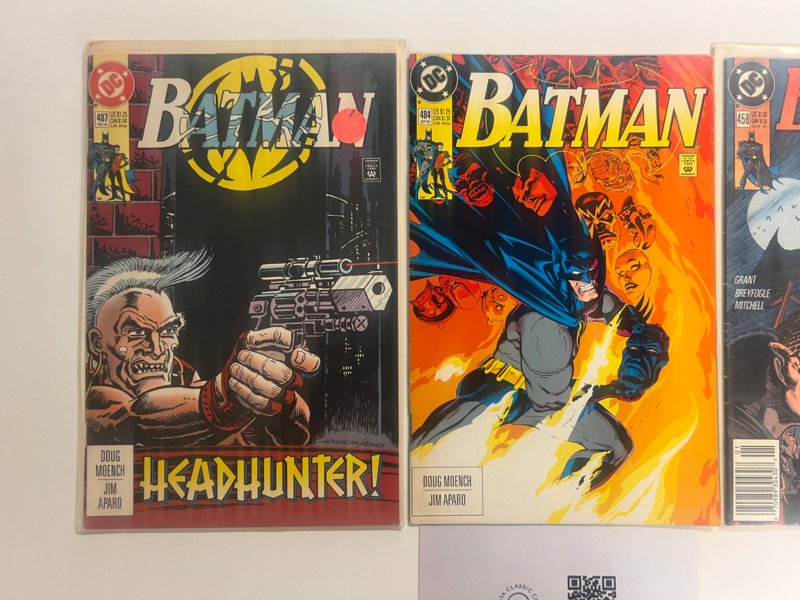 3 Batman DC Comic Books # 458 485 487 Superman Wonder Woman Robin Flash ...