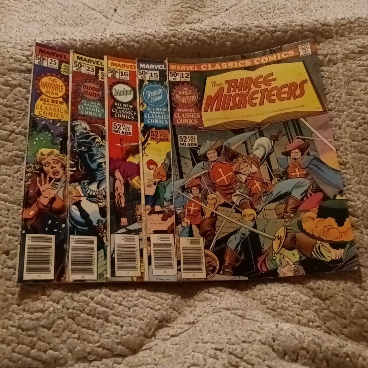 Marvel Classics Comics Illustrated Five Issue Bronze Age Lot Run Set ...