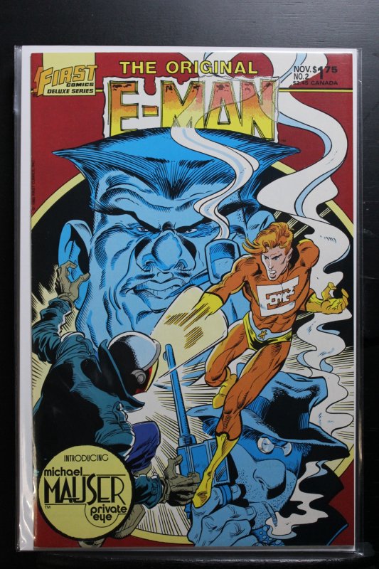 The Original E-Man and Michael Mauser #2 (1985) | Comic Books - Copper ...