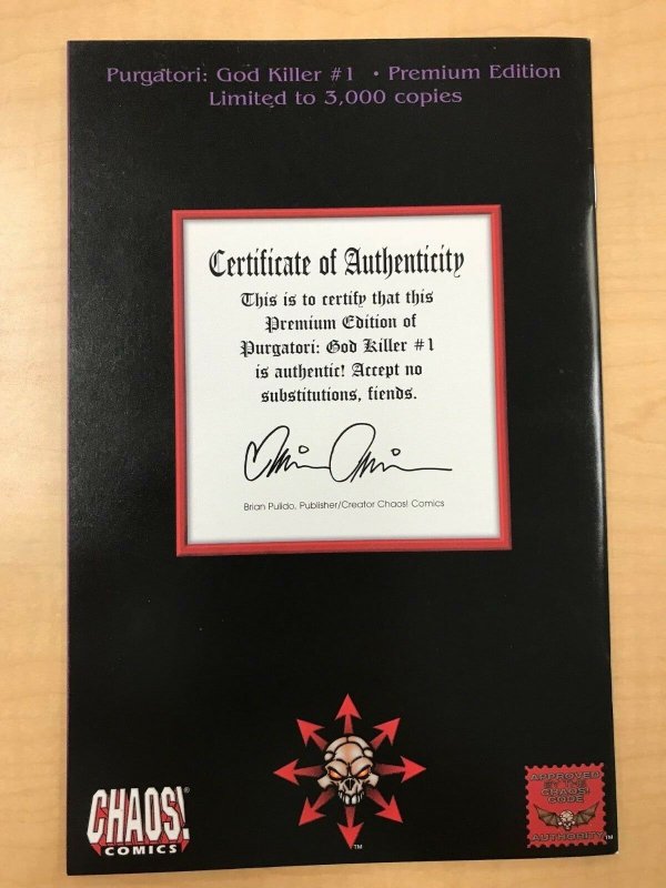 Purgatori God Killer #1 Premium Variant Cover by Al Rio Brian Pulido ...